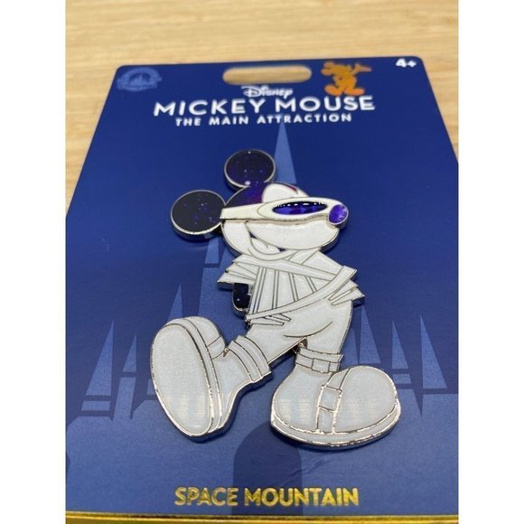 Disney | Jewelry | Disney Mickey Mouse Space Mountain Pin Main ...